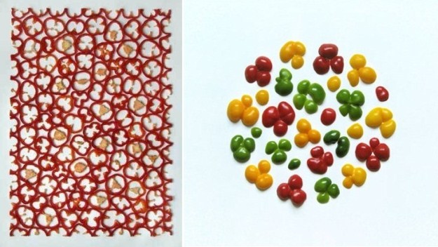 Geometric Setup Of Fruits And Vegetables (12 Photos) - FunCage