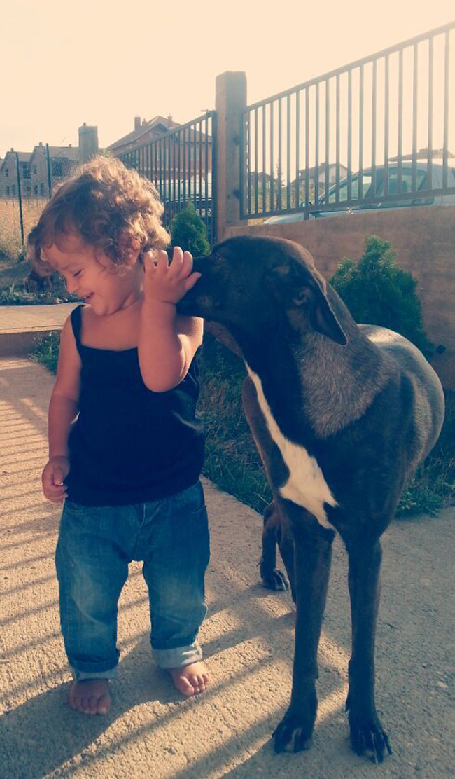 25 Cute Photos Of Babies And Dogs Sharing A Special Moment - FunCage